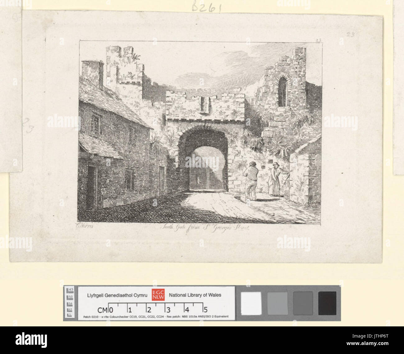 South gate from St. George's street Stock Photo - Alamy