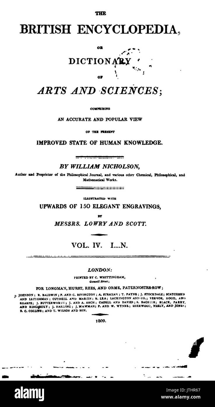 British encyclopaedia Black and White Stock Photos & Images - Alamy