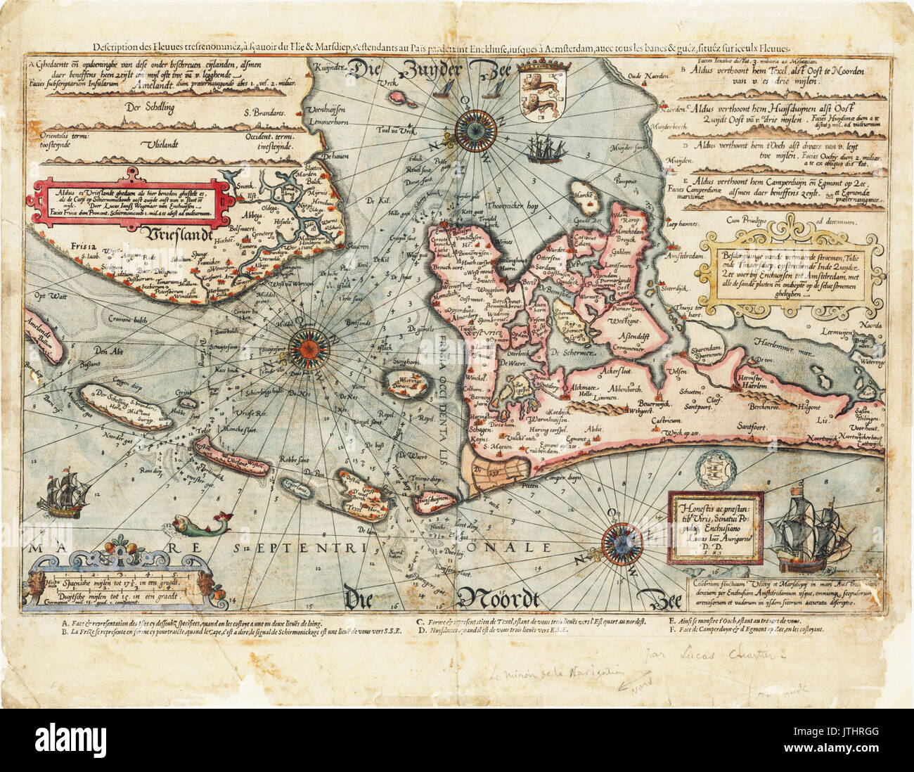 Zuiderzee map hi-res stock photography and images - Alamy