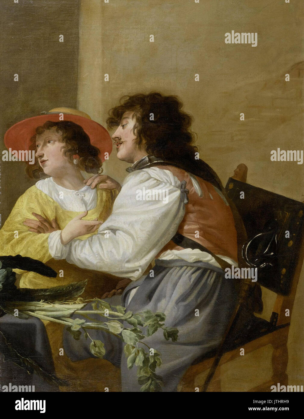 Theodoor Rombouts, Adriaen van Utrecht Market Scene (fragment Stock ...