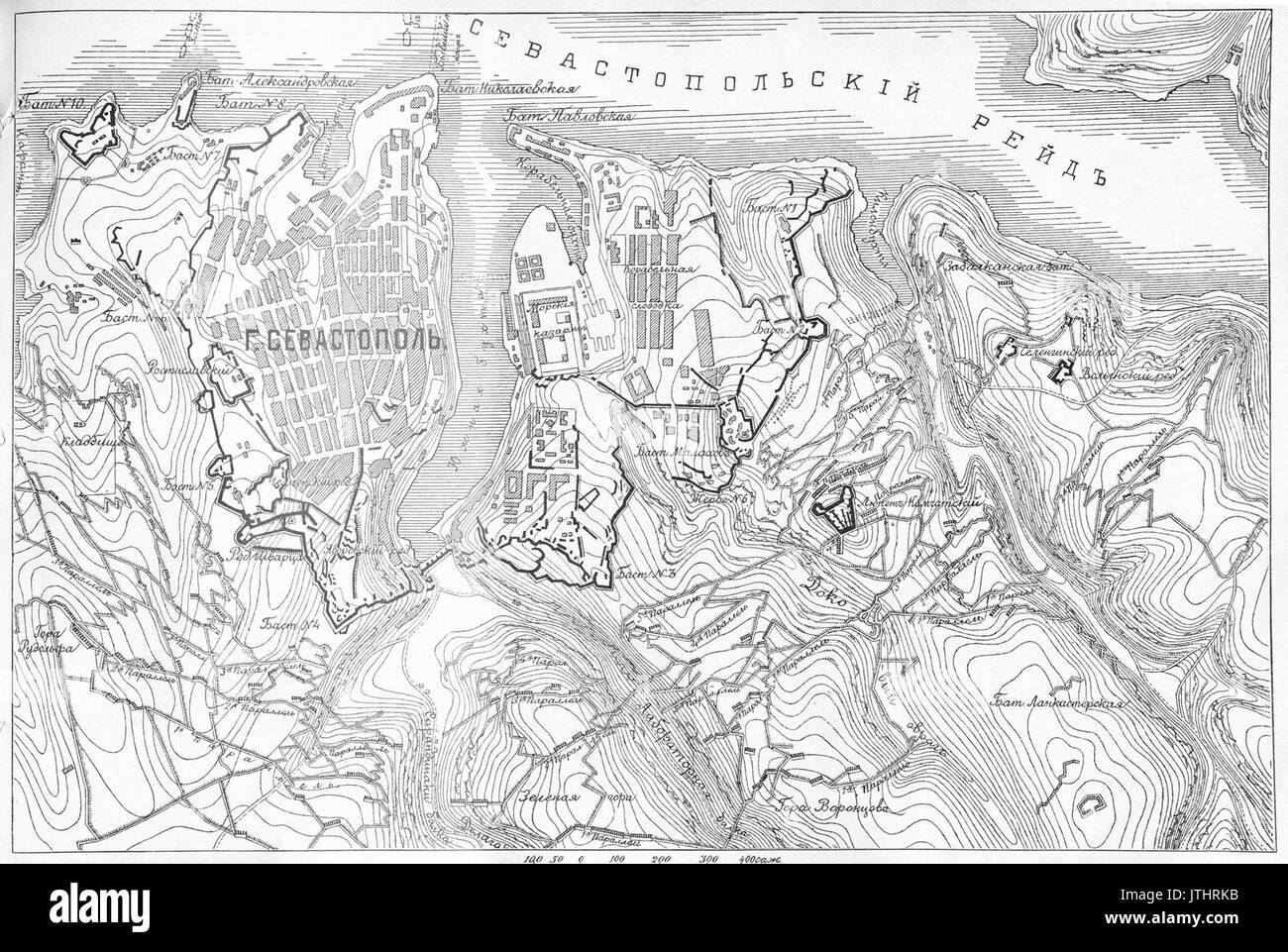 Sevastopol map plan hi-res stock photography and images - Alamy