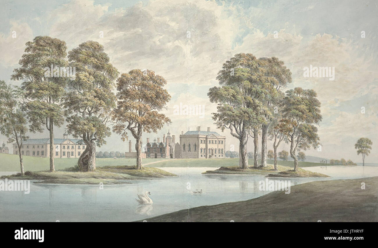 Wynne Stay, seat of Sir Watkins Williams Wynne, 1793 Stock Photo - Alamy