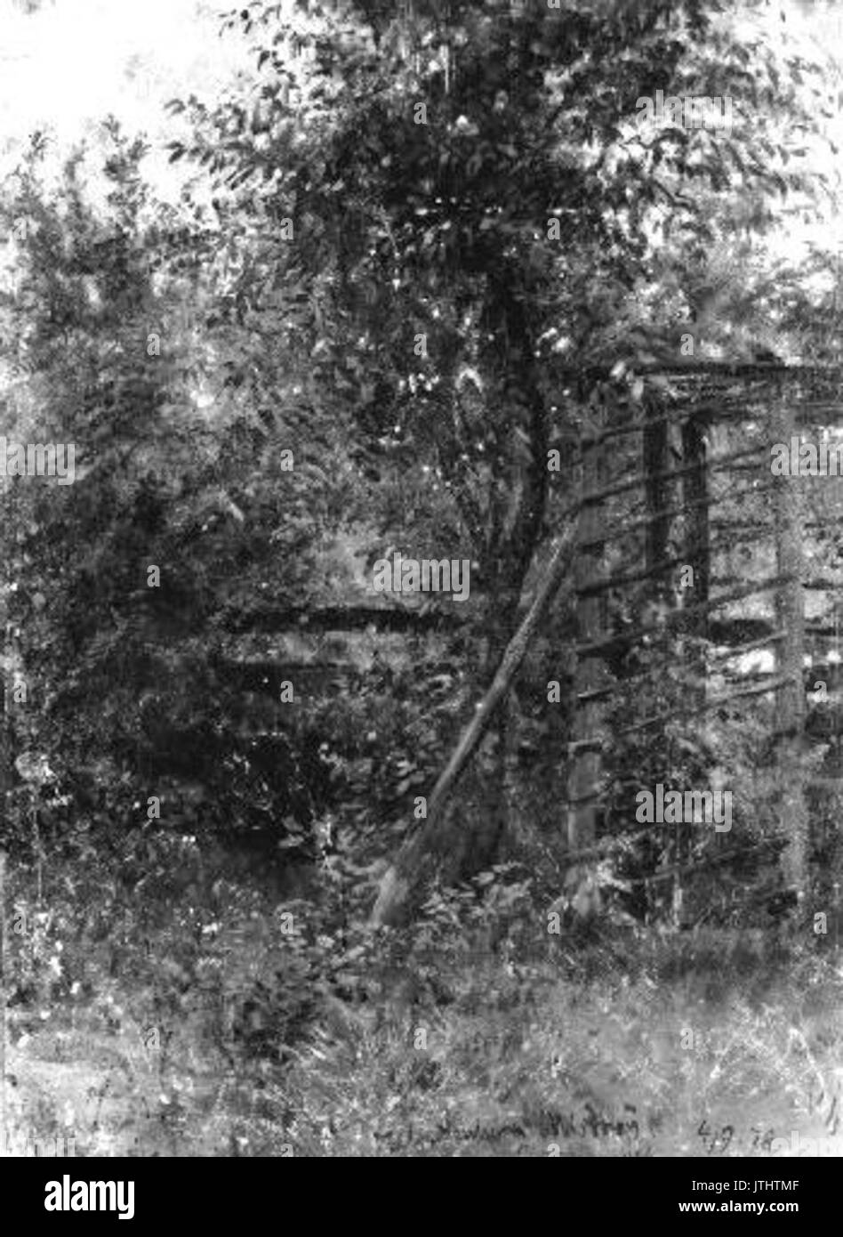 Wilhelm Amberg 1822 1899 Vchod do obory Stock Photo - Alamy