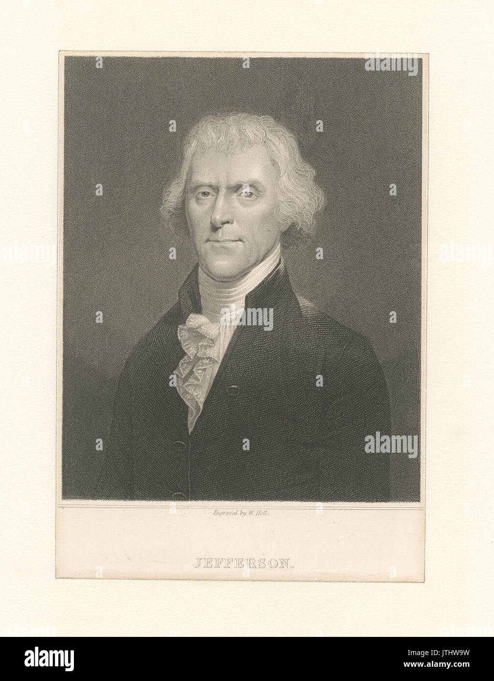 Thomas jefferson founding father of united states of america hi-res ...