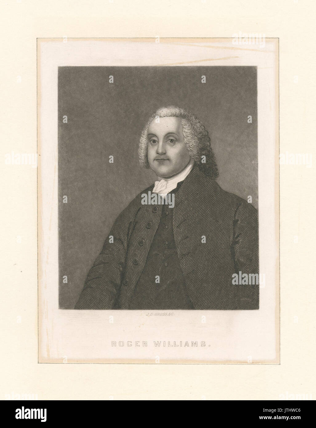 Roger Williams (NYPL Hades 253915 478710 Stock Photo - Alamy