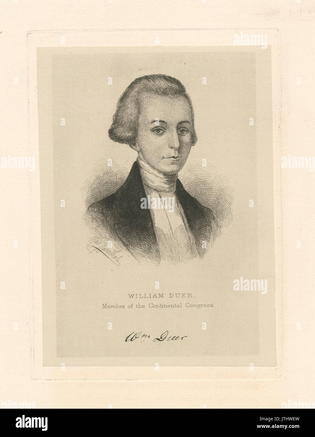 William duer hi-res stock photography and images - Alamy