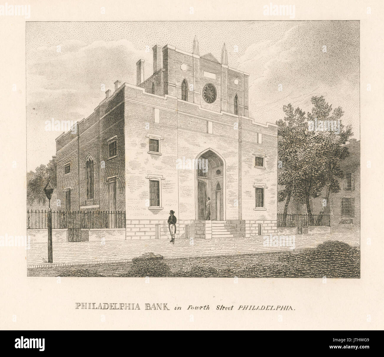 Philadelphia Bank in Fourth Street Philadelphia (NYPL Hades 268538 ...