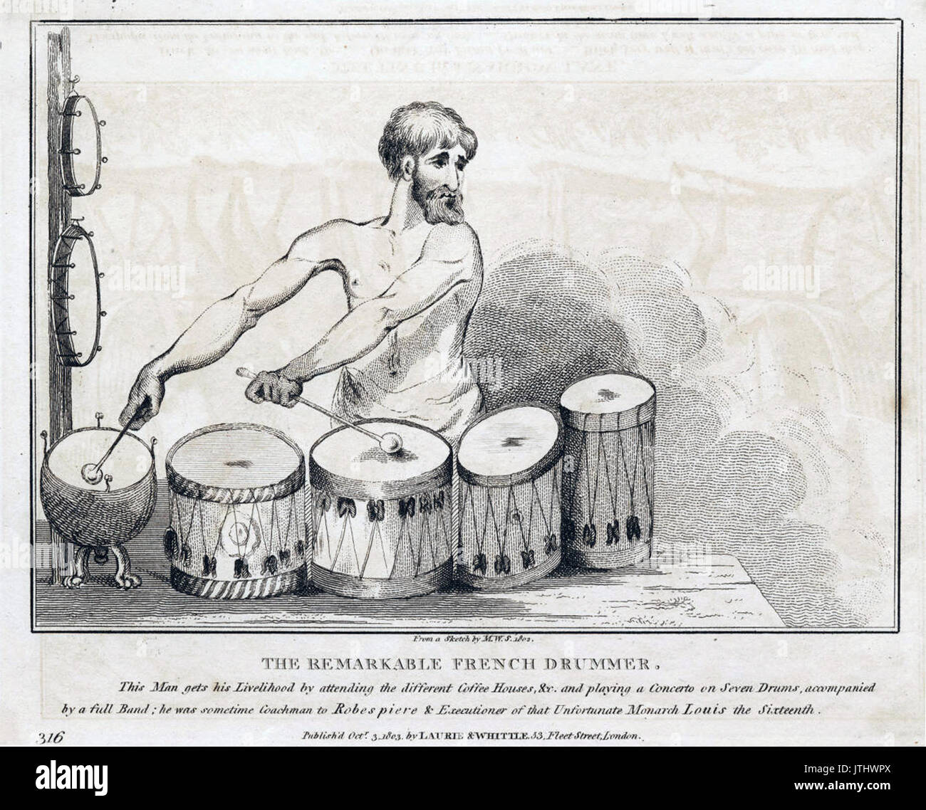 The remarkable French drummer Stock Photo - Alamy