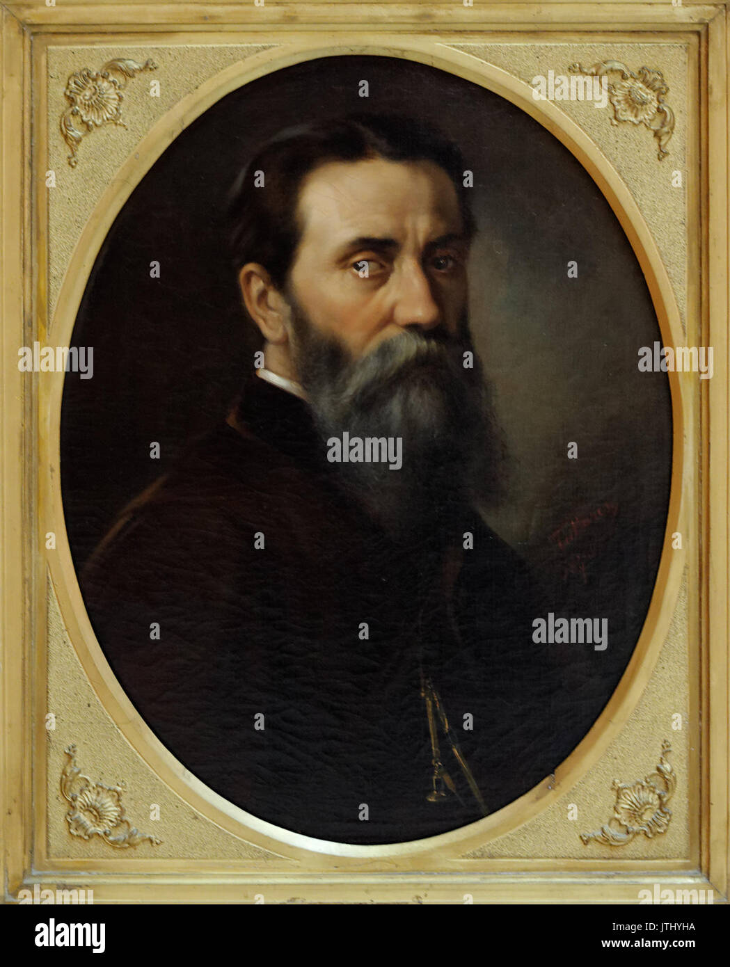 Self Portrait Gheorghe Tattarescu Stock Photo - Alamy