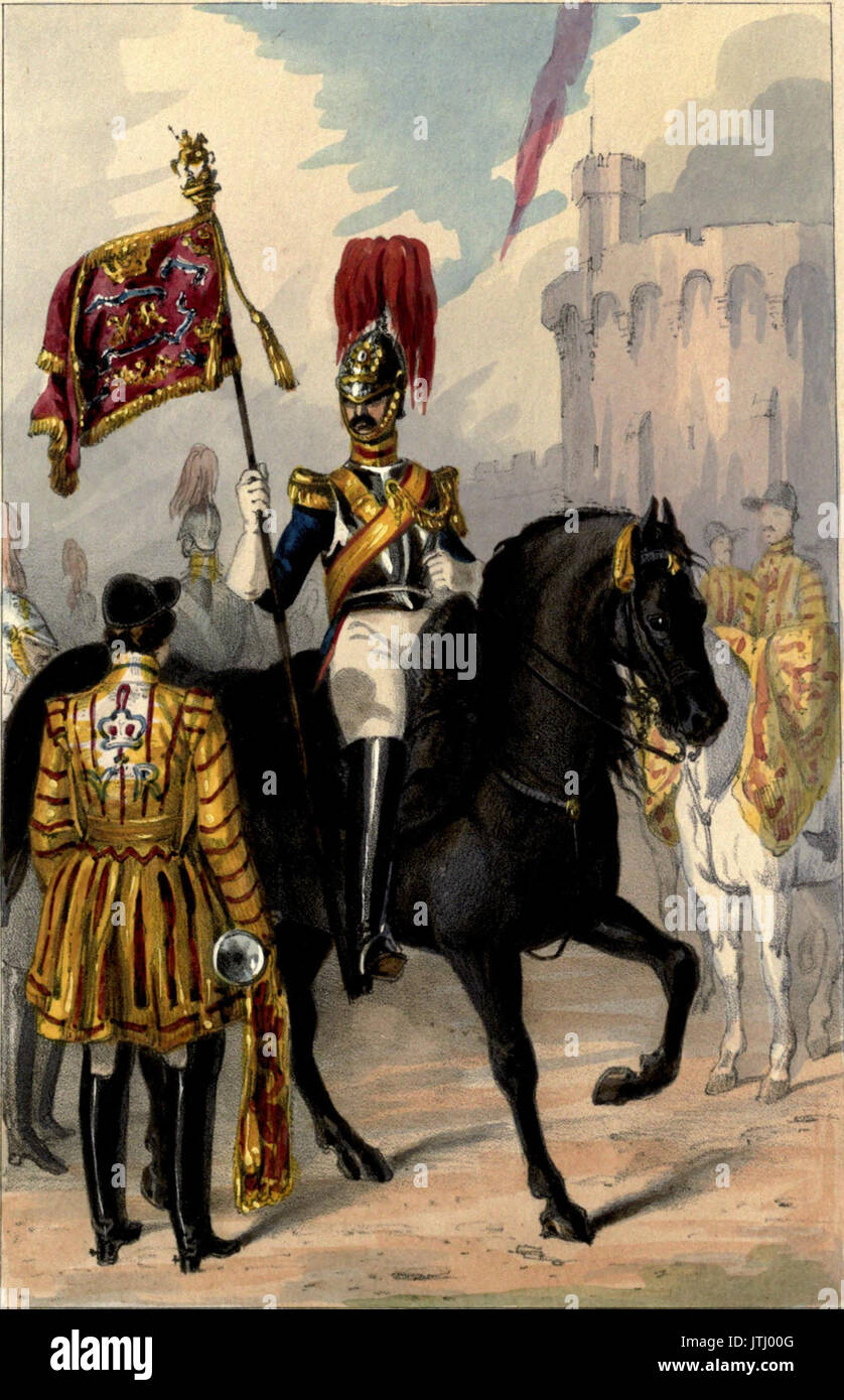 Royal Horse Guards uniform, 1847 Stock Photo - Alamy