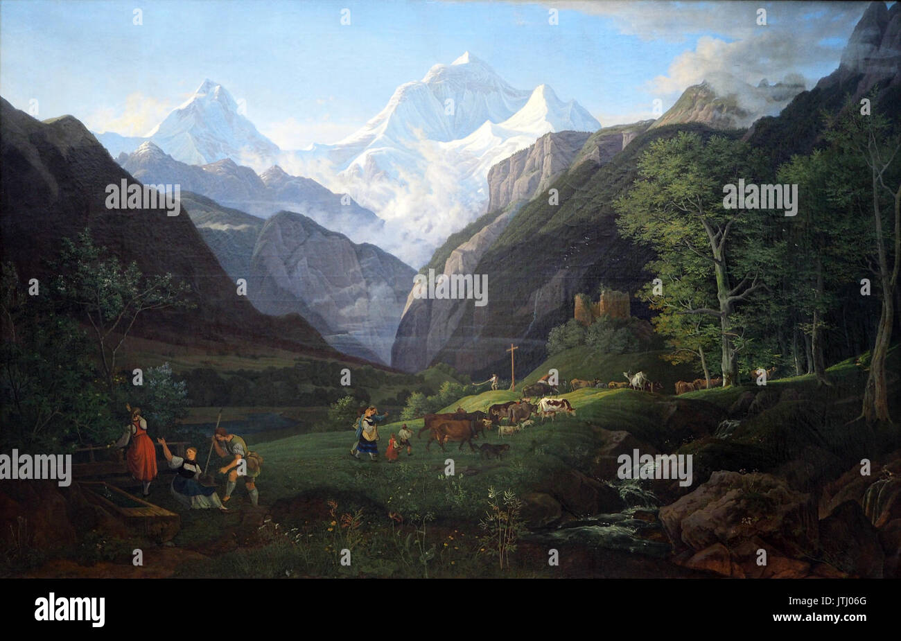 Richter Auszug der Sennen@Ostdeutsche Galerie Regensburg 20160930 Stock ...
