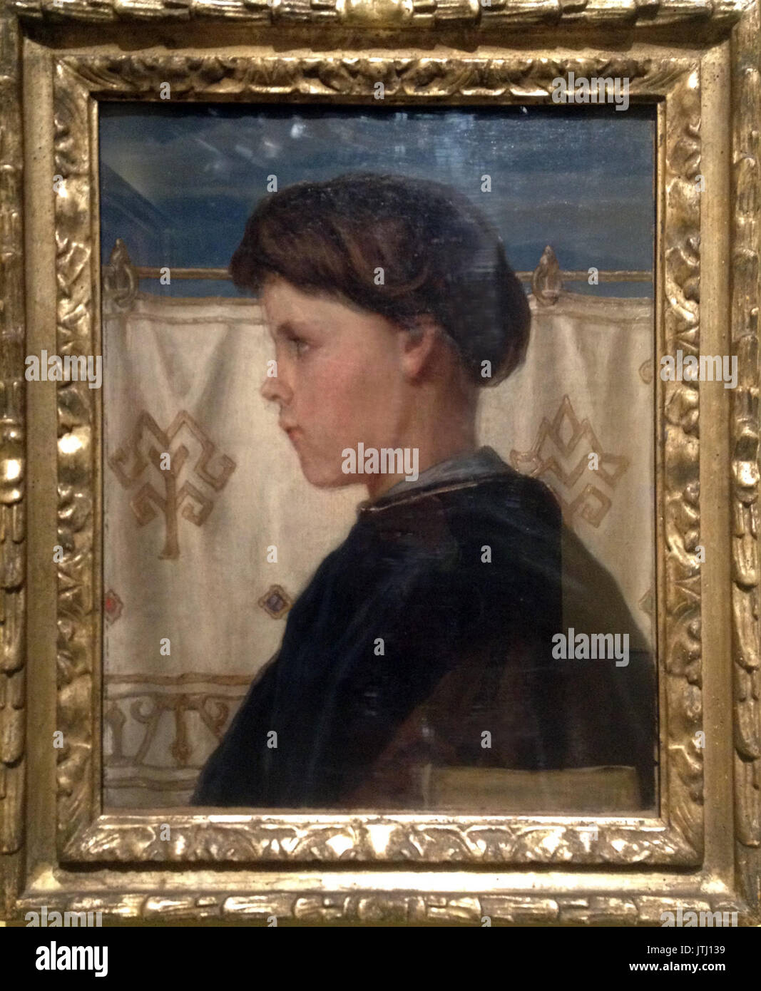 Otto Grahl als Chorknabe, Alfred Rethel um 1851 Stock Photo - Alamy