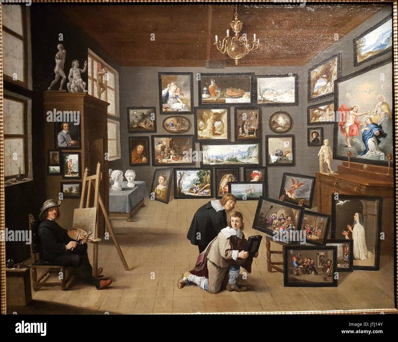 Thomas van Opshoven after David Teniers An Artist in his Gallery ...