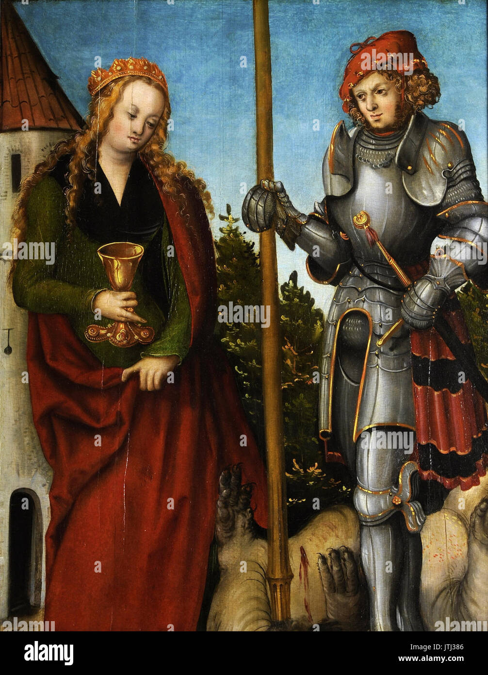 Barbara st iconography hi-res stock photography and images - Alamy