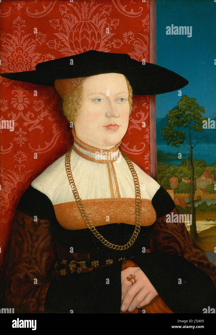 Bernhard Strigel Bildnis Margarethe Rott (1527 Stock Photo - Alamy