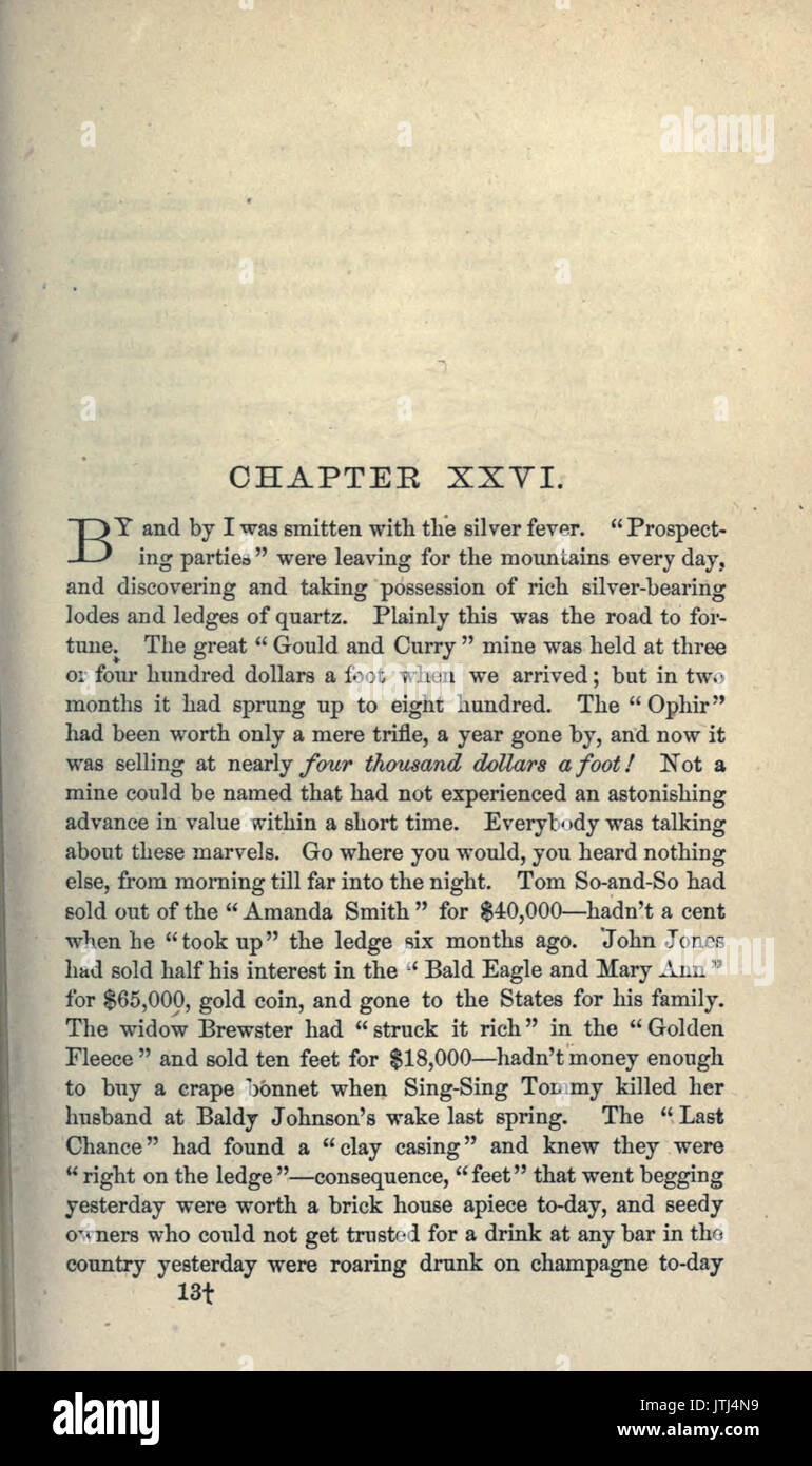 Page 193 of Mark Twain's 'Roughing It,' a semi-autobiographical account ...