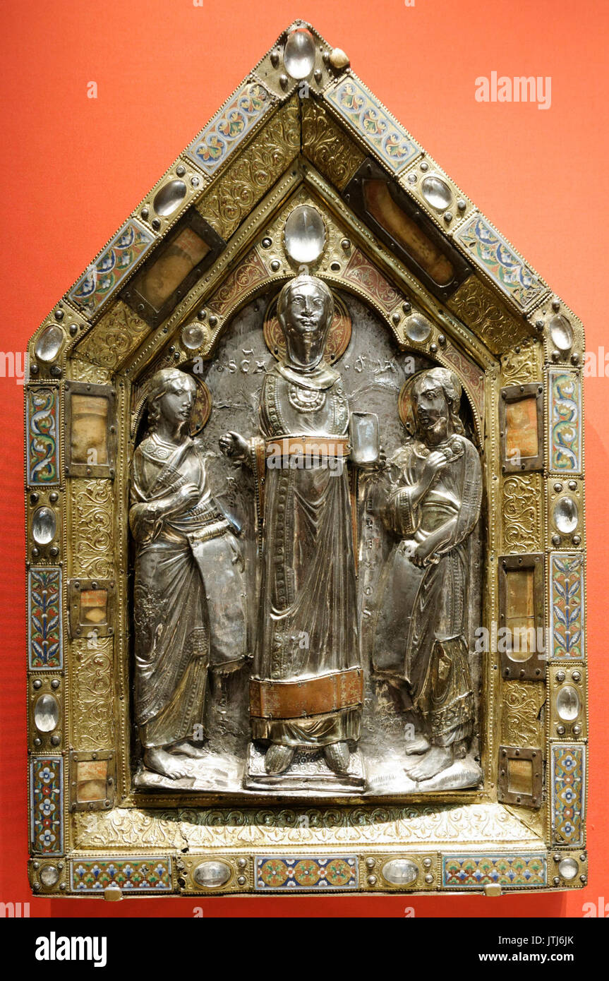 Shrine with St Oda BM 1978.0502.7 Stock Photo - Alamy