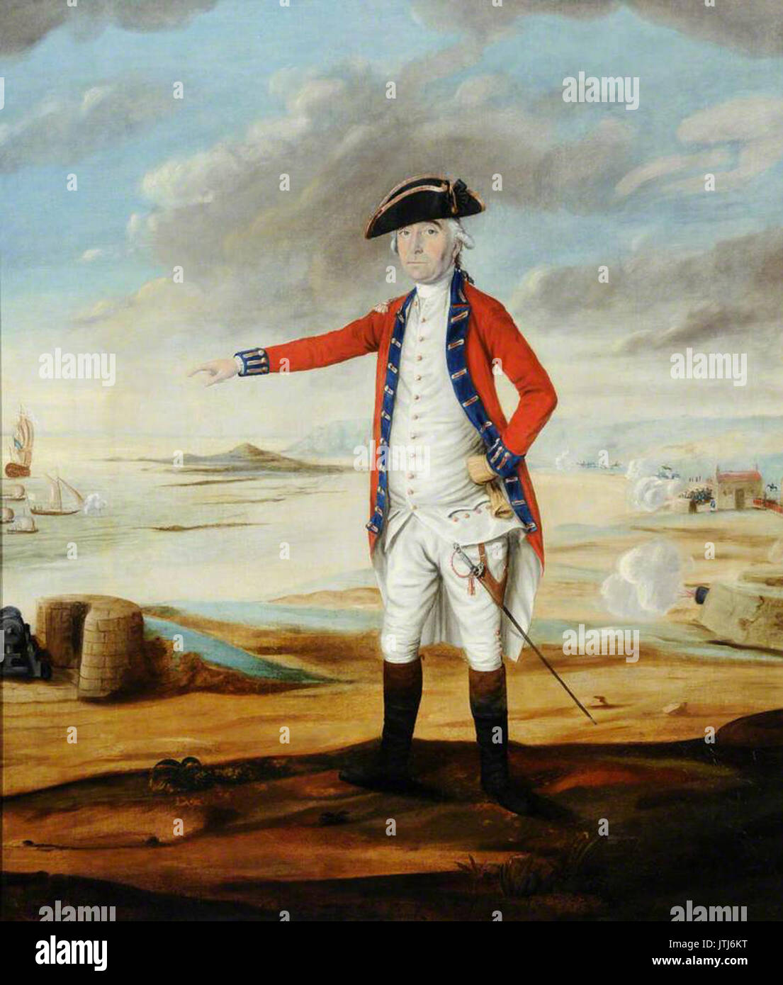 Philip Jean Portrait of Moses Corbet Stock Photo - Alamy