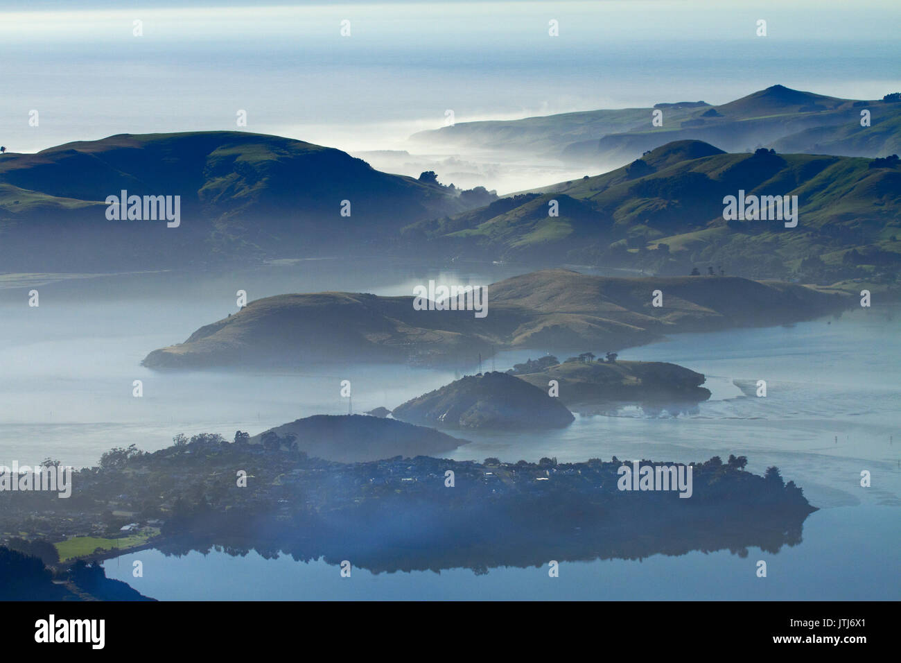 Port Chalmers, Portobello Peninsula, and Otago Peninsula, Dunedin ...