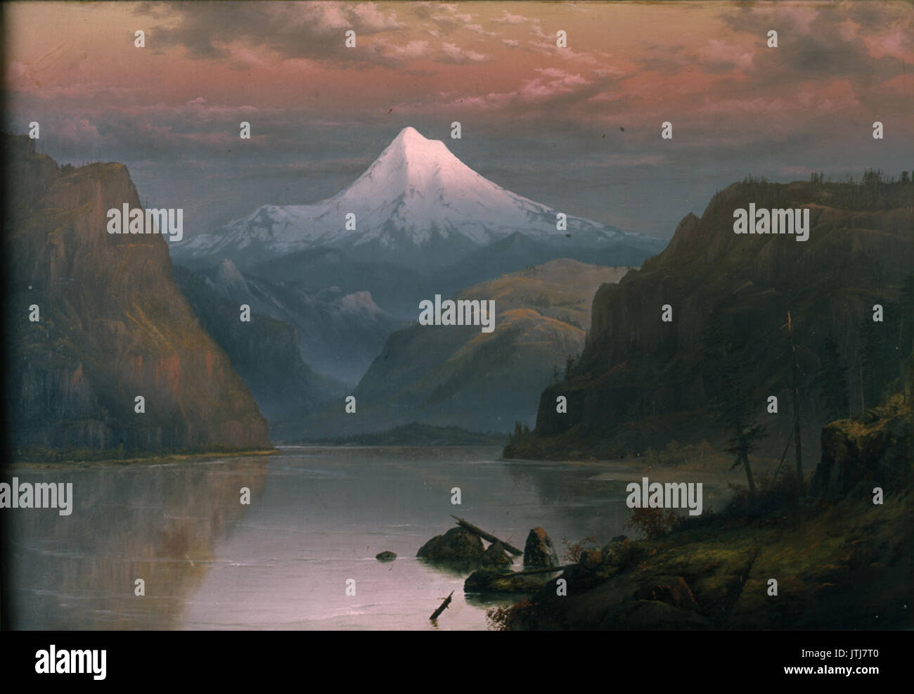 William Samuel Parrott Mount Hood (c.1880 Stock Photo - Alamy