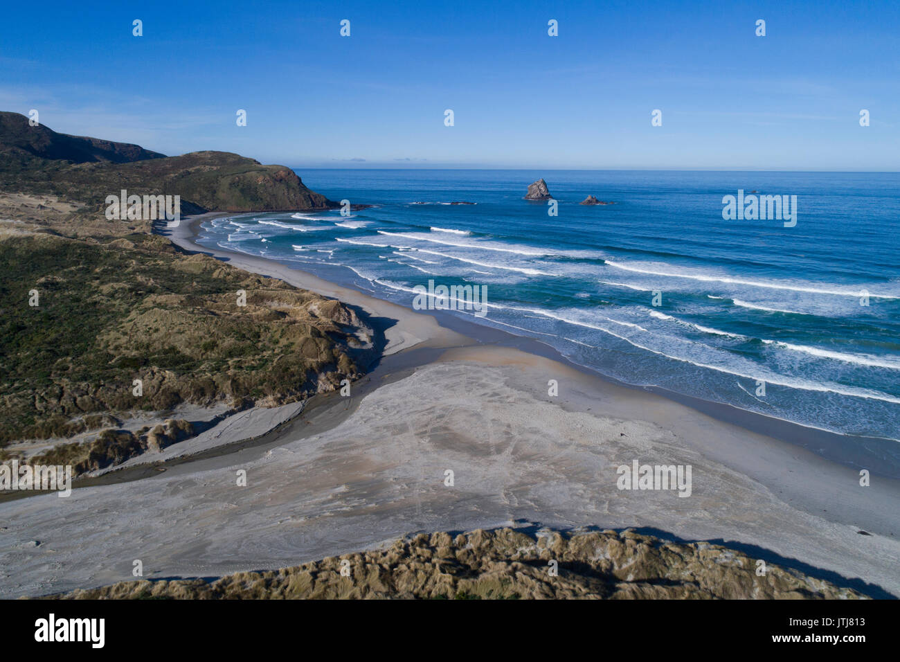 Sandfly Bay, Otago Peninsula, Dunedin, Otago, South Island, New Zealand ...
