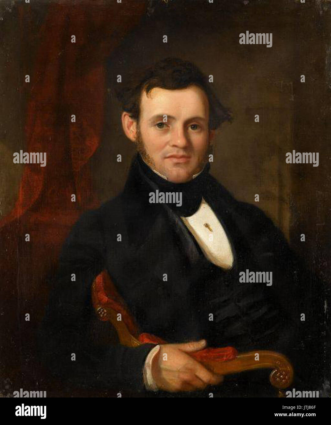 John F. Francis Portrait of William Russell Smith Stock Photo - Alamy