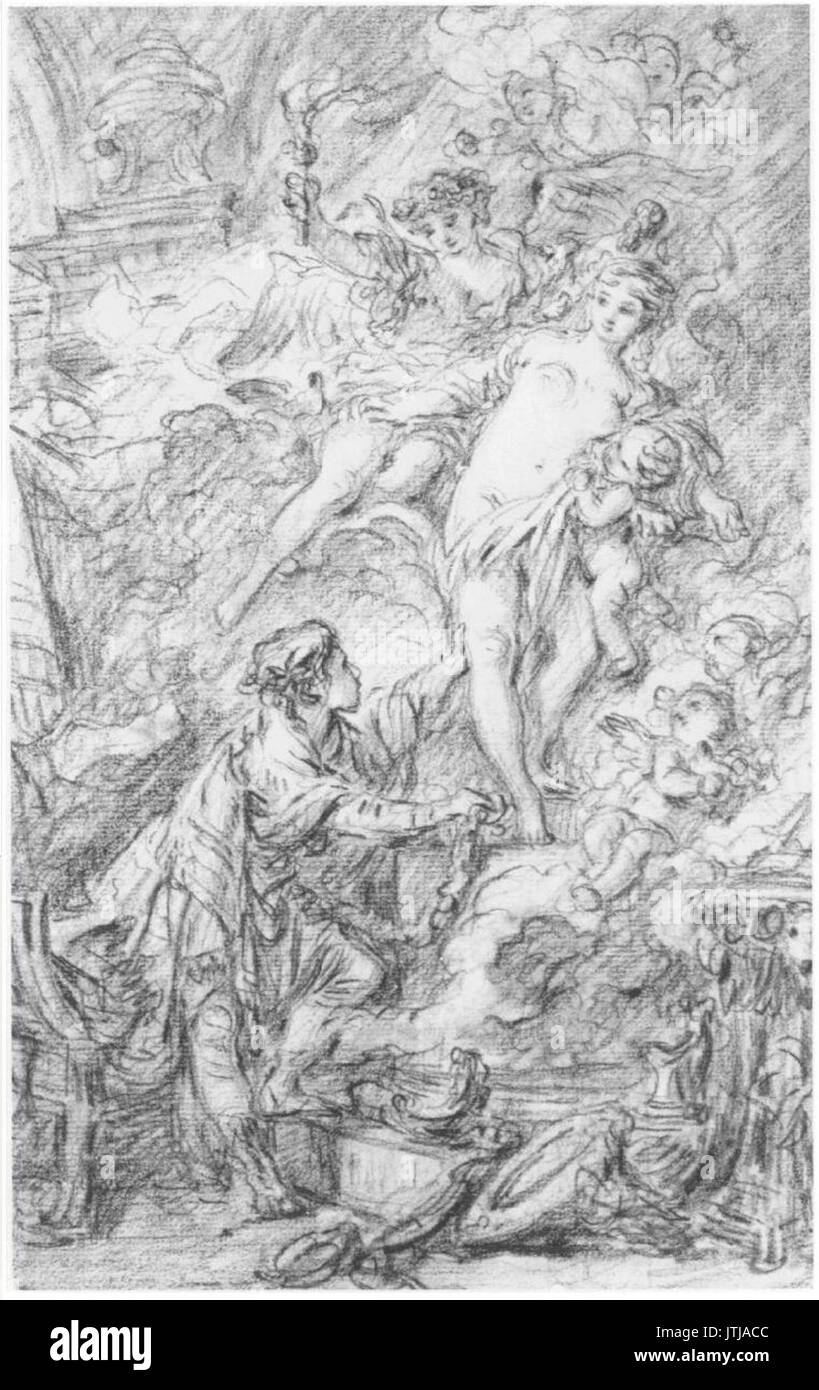 Pygmalion and Galatea (Boucher) 2 Stock Photo - Alamy