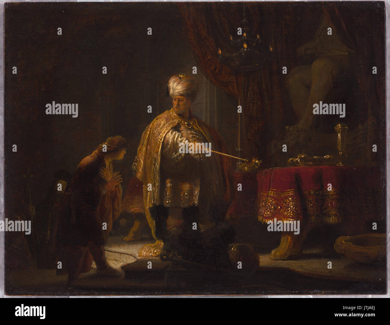 Rembrandt Harmensz. van Rijn (Dutch Daniel and Cyrus before the Idol ...