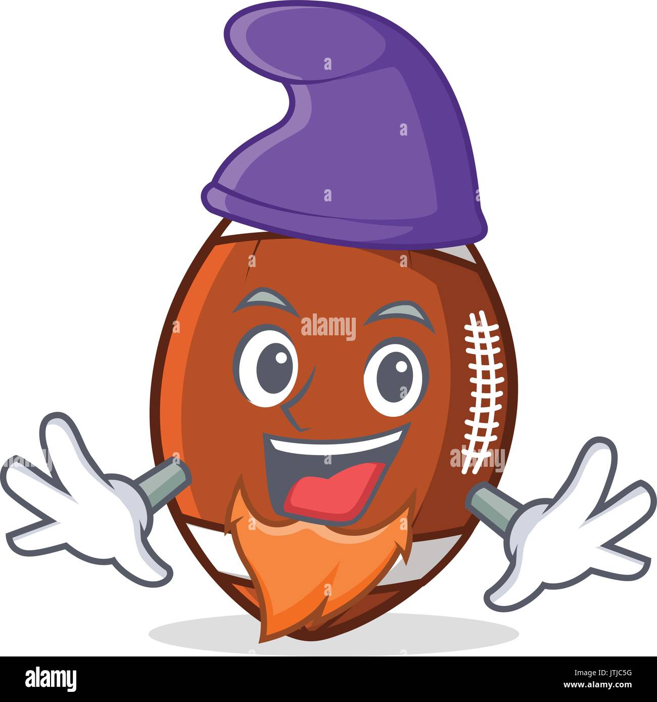 Elf American football character cartoon Stock Vector Image & Art - Alamy
