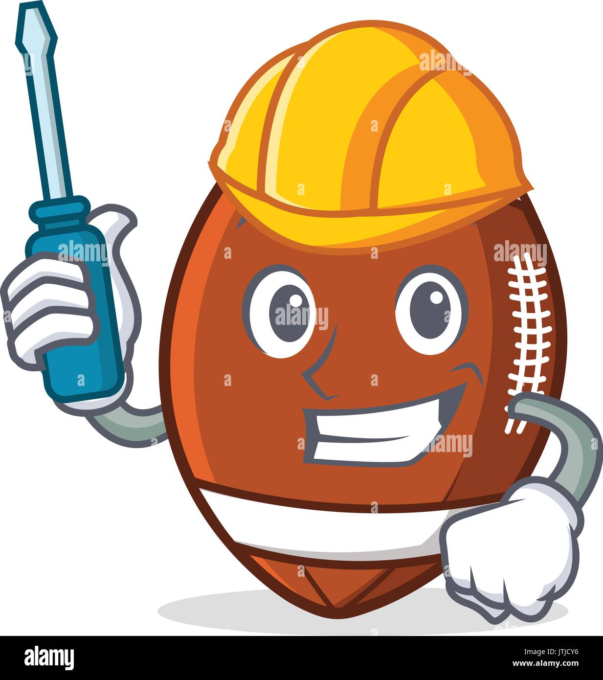 Automotive American football character cartoon Stock Vector Image & Art ...