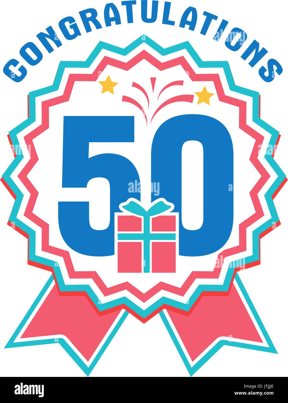 50 year anniversary logo Stock Vector Images - Alamy