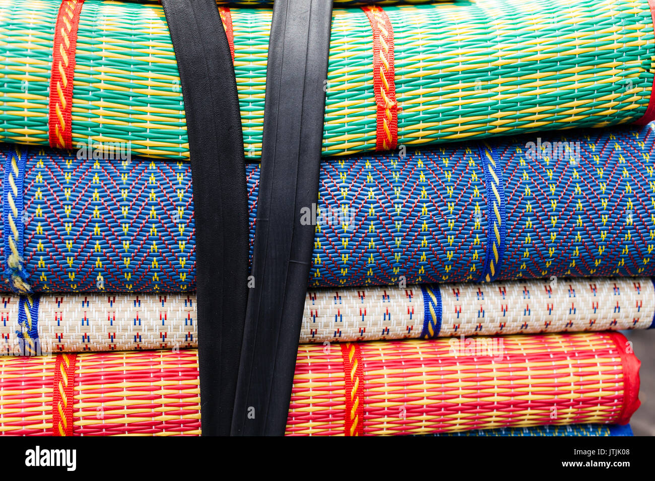 plastic mat for picnic Stock Photo - Alamy
