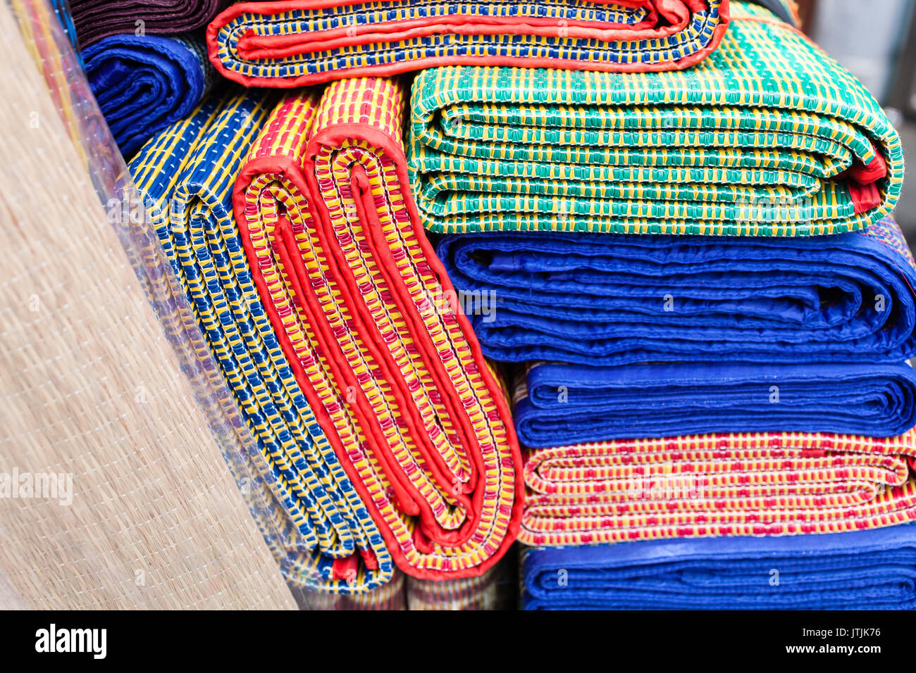 plastic mat for picnic Stock Photo - Alamy