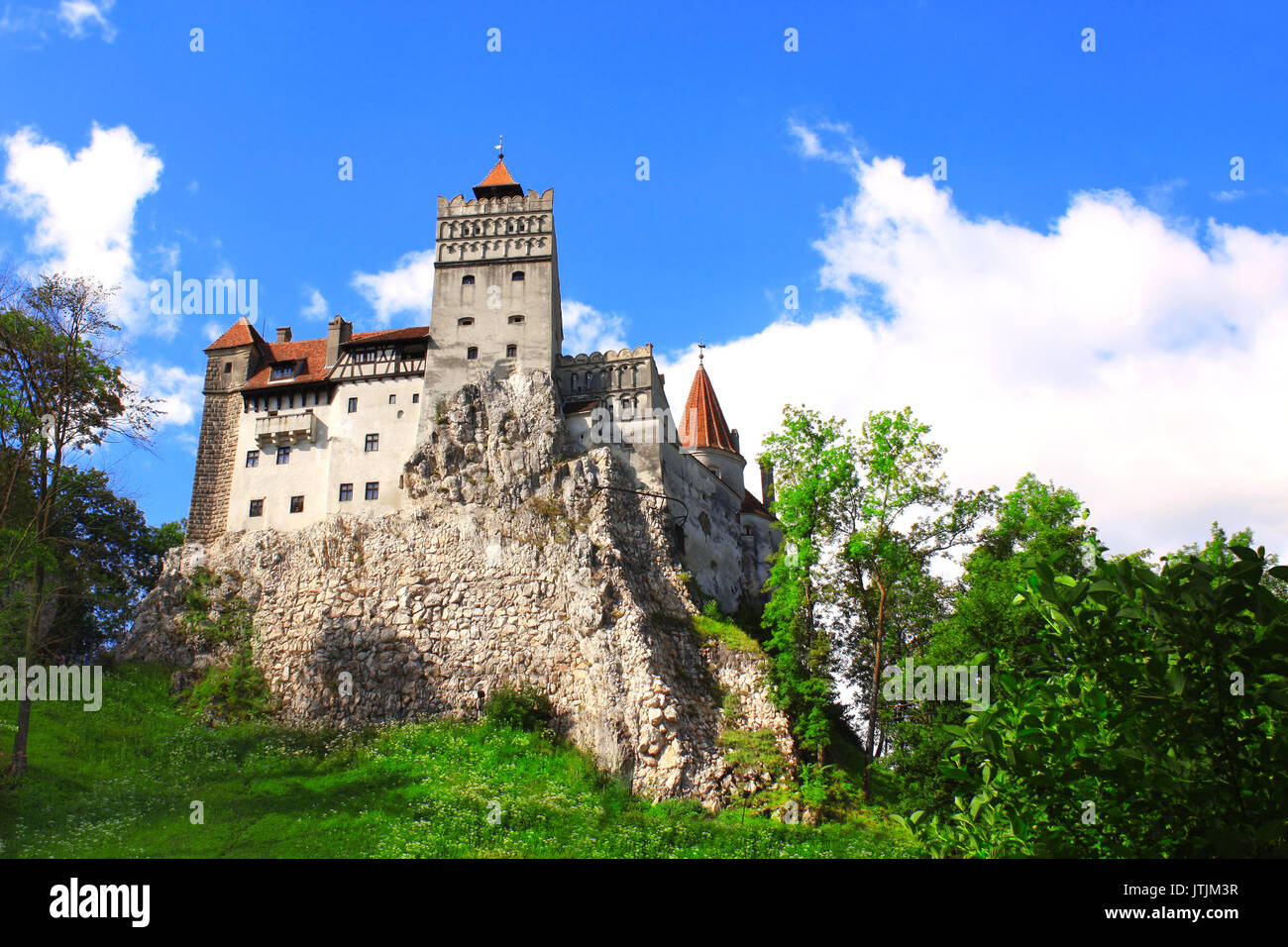 Medieval Castle of Bran (known as the Dracula's castle), Brasov ...