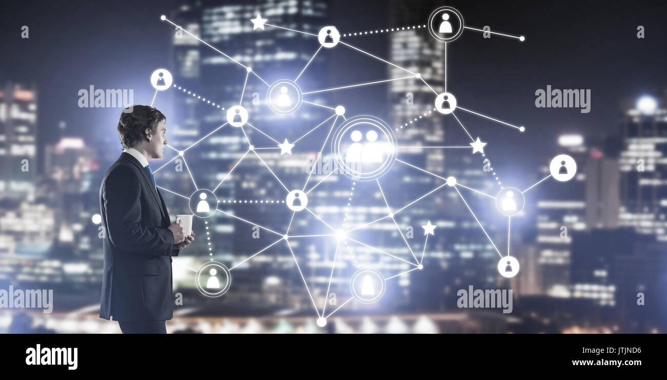 Modern wireless technologies and networking as tool for effectiv Stock ...