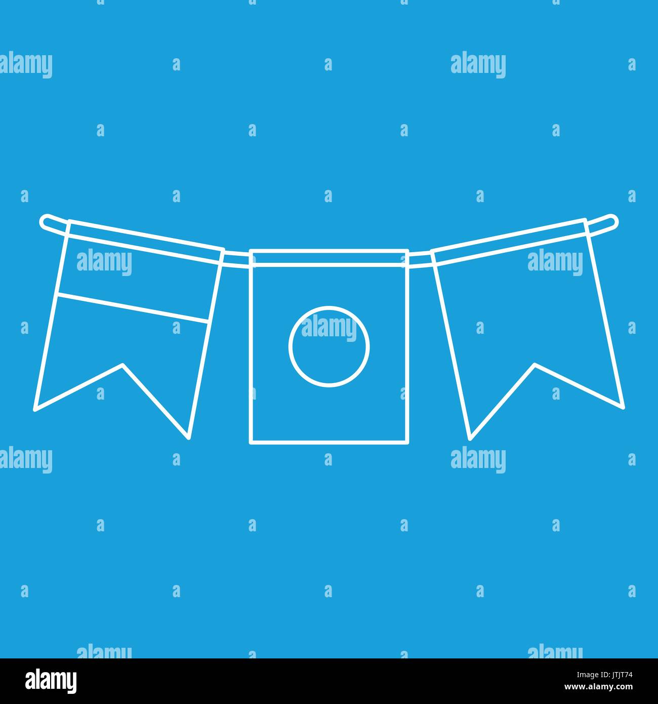 Flags icon outline Stock Vector Image & Art - Alamy
