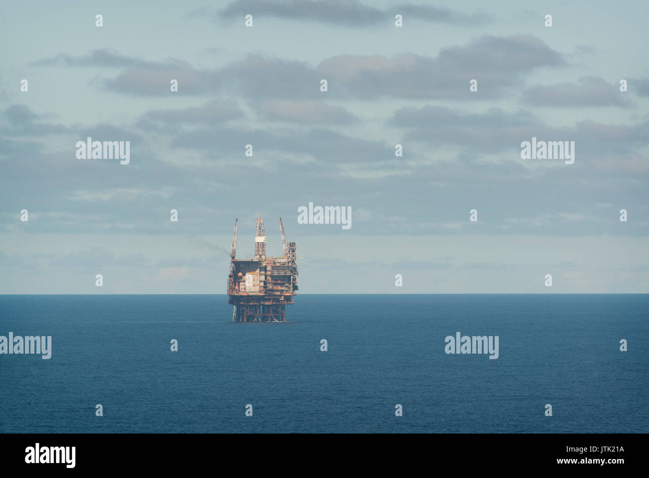 North Sea Gas Oil Rig Drilling Platform High Resolution Stock ...