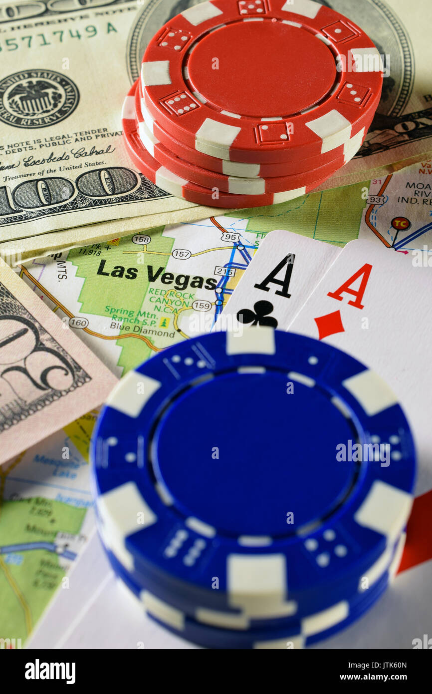 Map of las vegas hi-res stock photography and images - Alamy