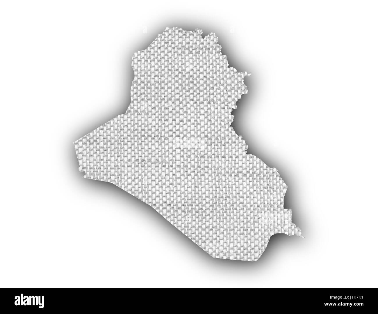 Iraq map isolated on Black and White Stock Photos & Images - Alamy