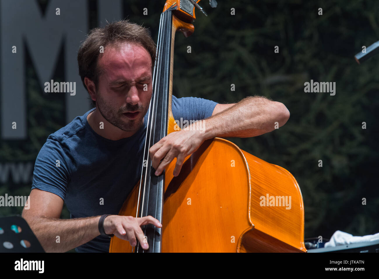 Rome, Italy. 07th Aug, 2017. The famous Italian jazz singer performed ...