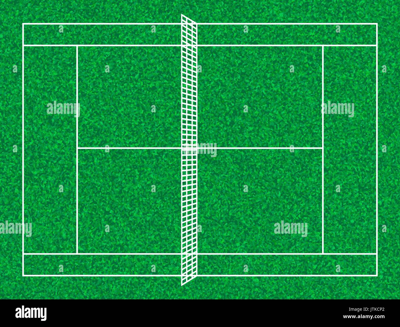 Tennis court with grass texture. Vector illustration Stock Vector Image ...
