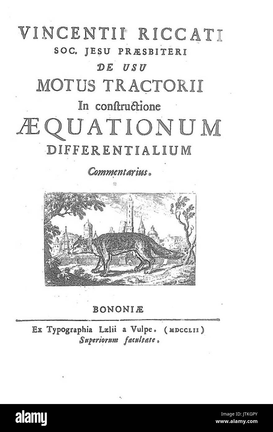 Riccati hi-res stock photography and images - Alamy