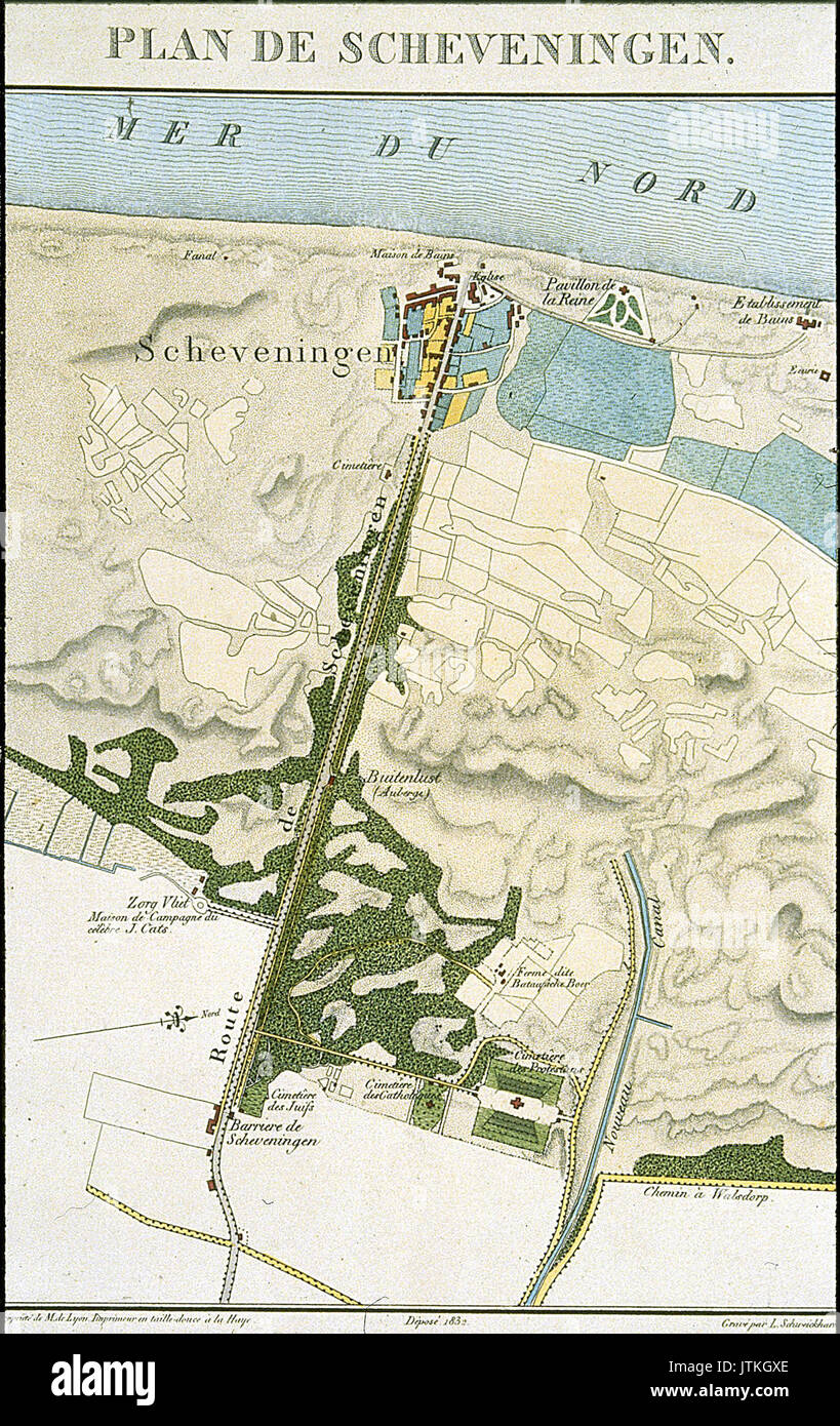 Plan de Scheveningen Stock Photo - Alamy