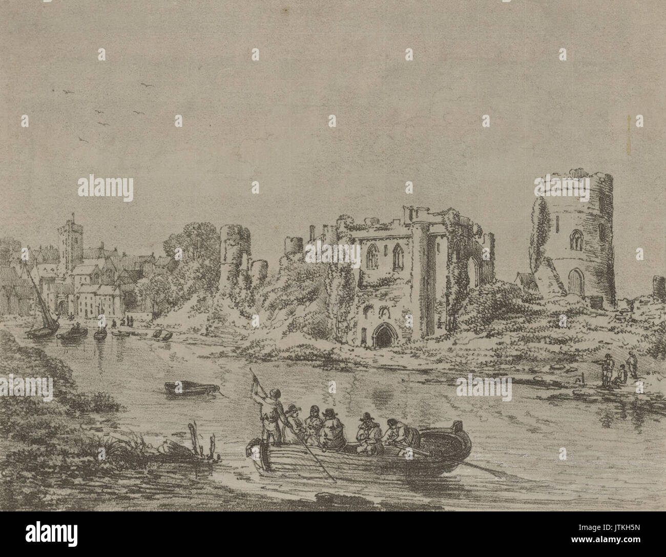 Pembroke castle drawing hi-res stock photography and images - Alamy