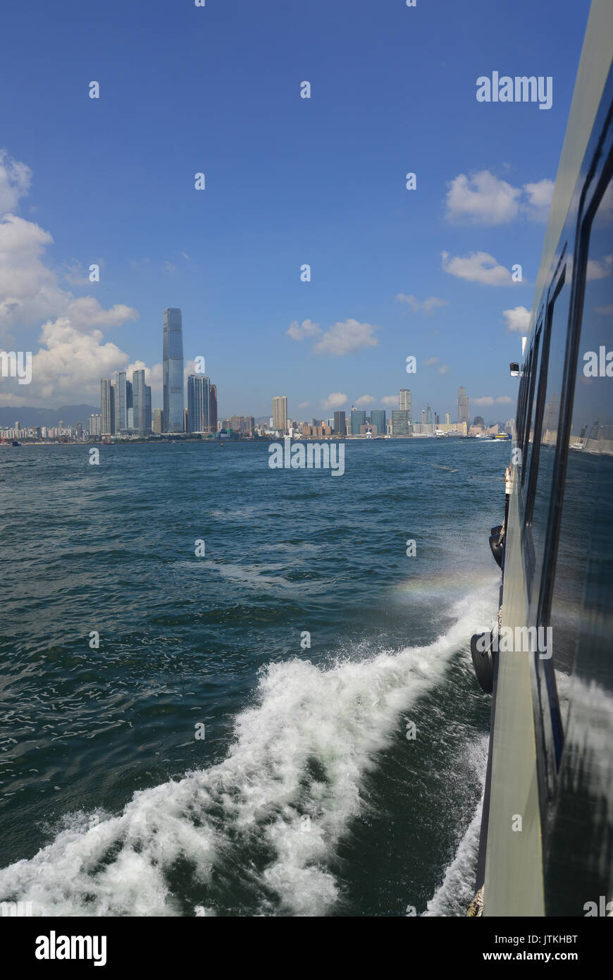 China, Hong Kong, ICC Building, Ferry Stock Photo - Alamy