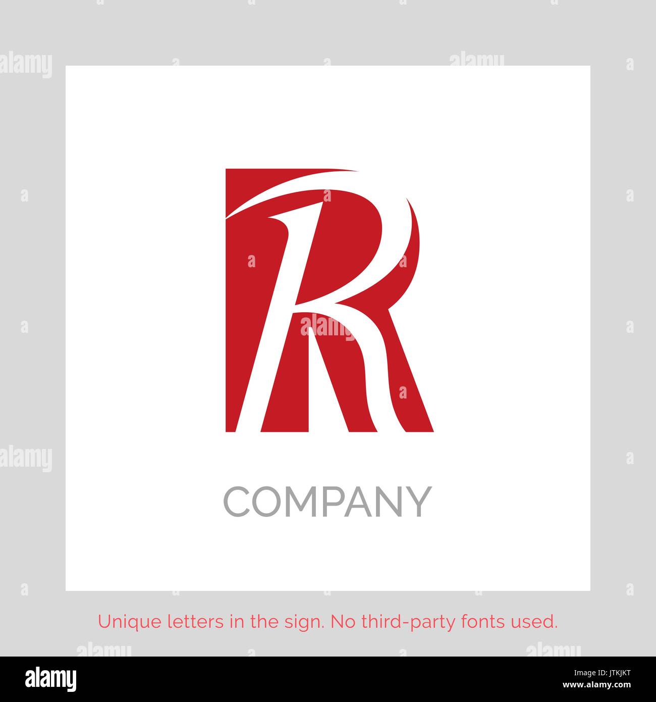Creative R letter vector sign design. Character symbols. Icon design ...