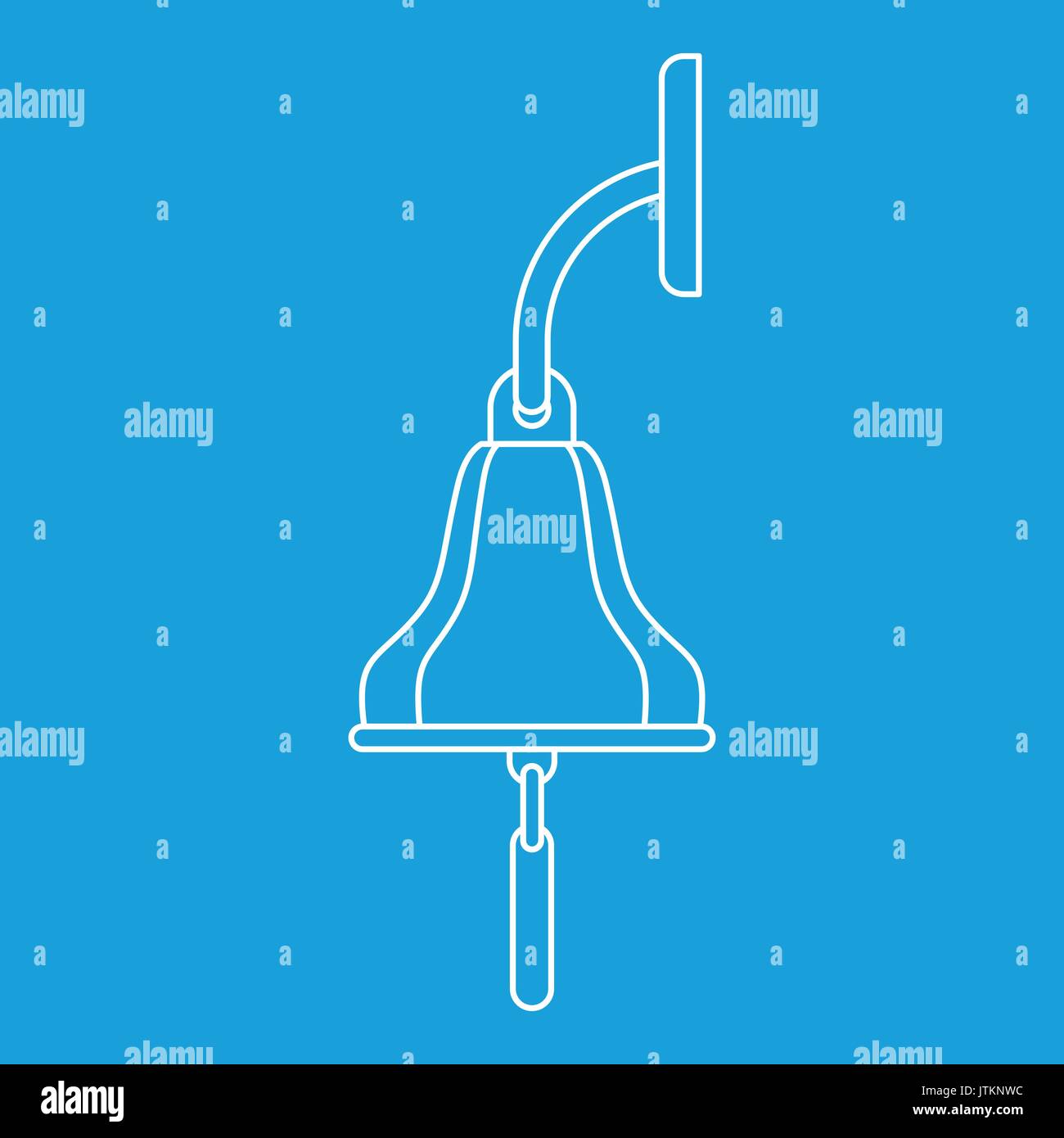 Ship bell icon outline Stock Vector Image & Art - Alamy