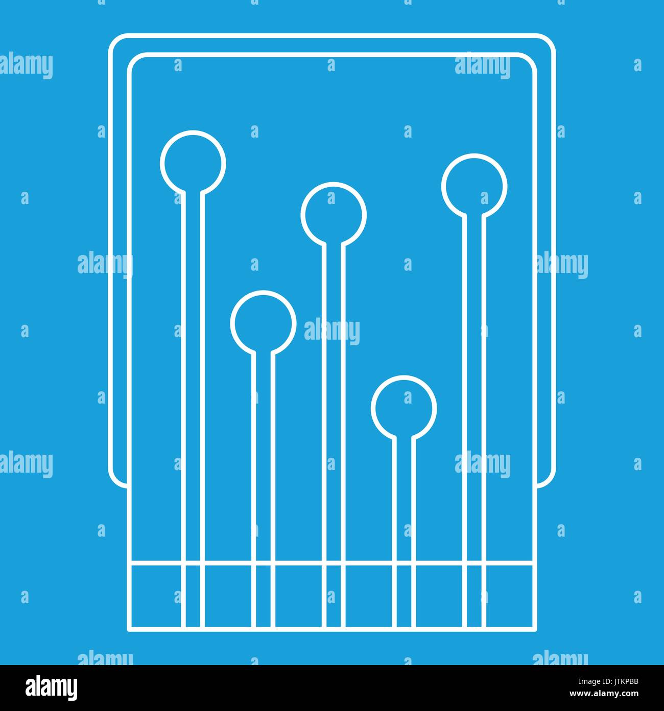 Computer processor icon outline Stock Vector Image & Art - Alamy
