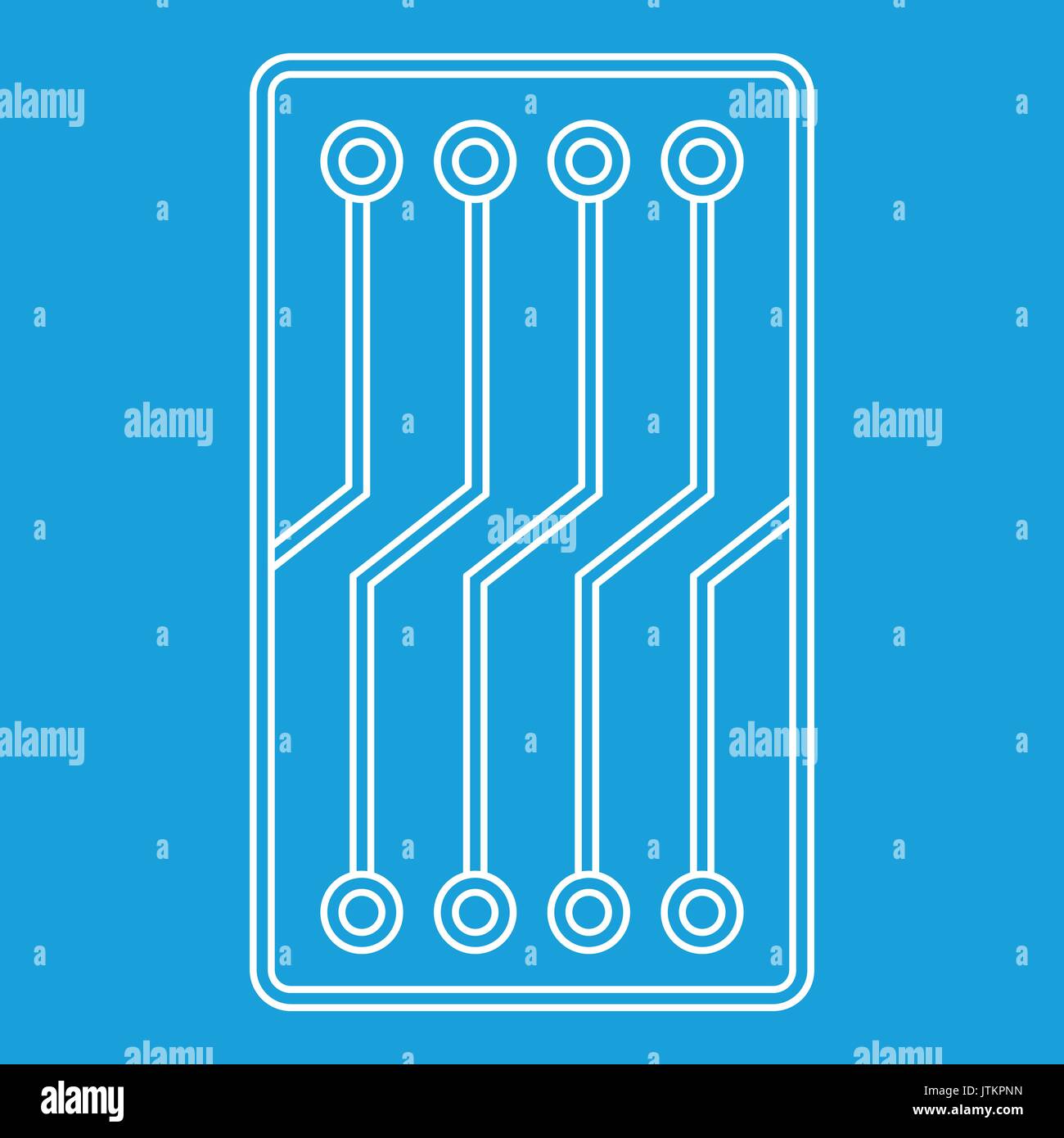 Circuit board icon outline Stock Vector Image & Art - Alamy