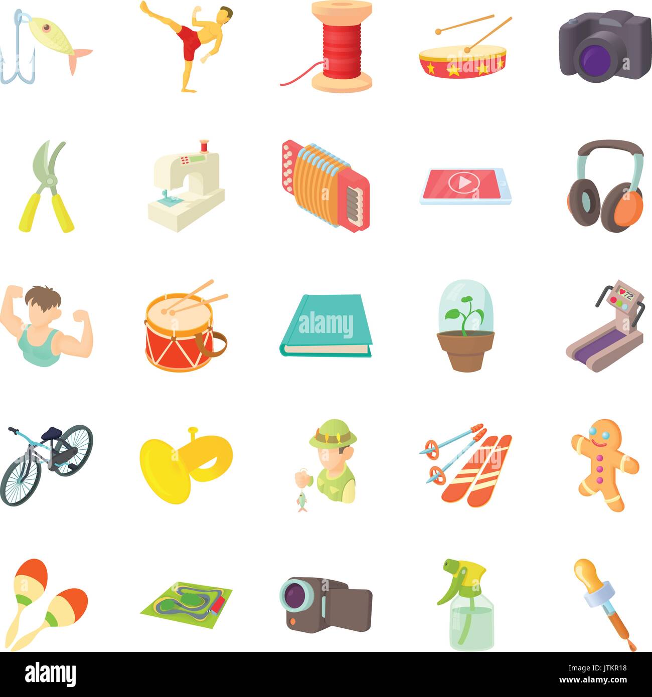 Fun hobby icons set, cartoon style Stock Vector Image & Art - Alamy Fun hobby icons set, cartoon style Stock Vector Image & Art - Alamy